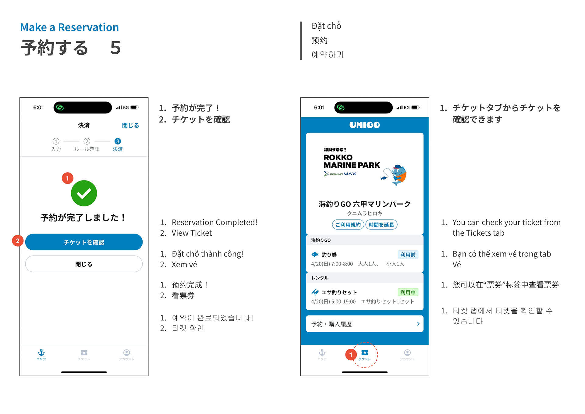UMIGOの操作方法について
