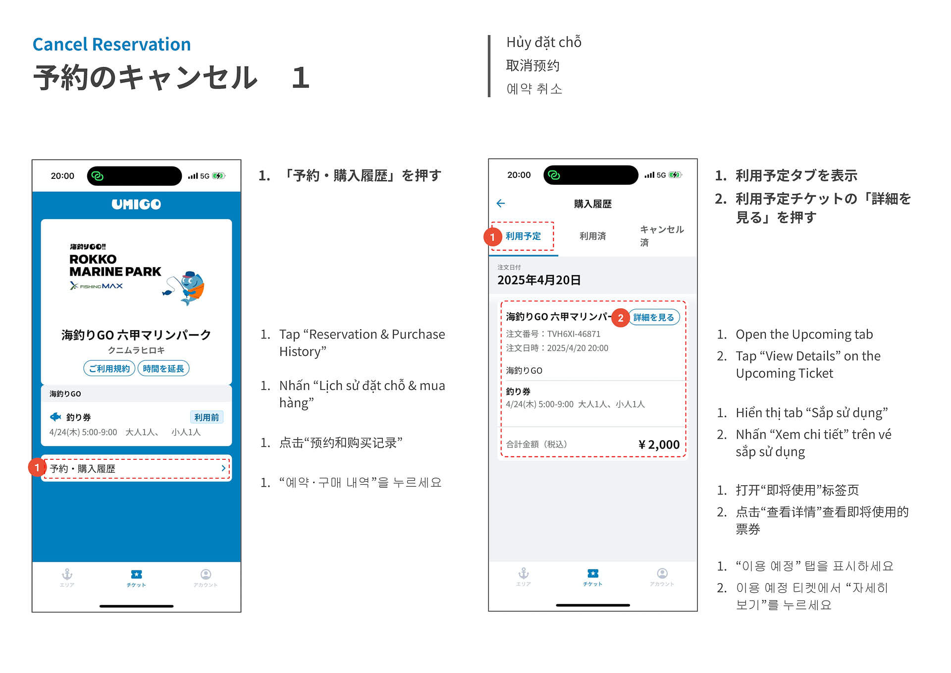 UMIGOの操作方法について